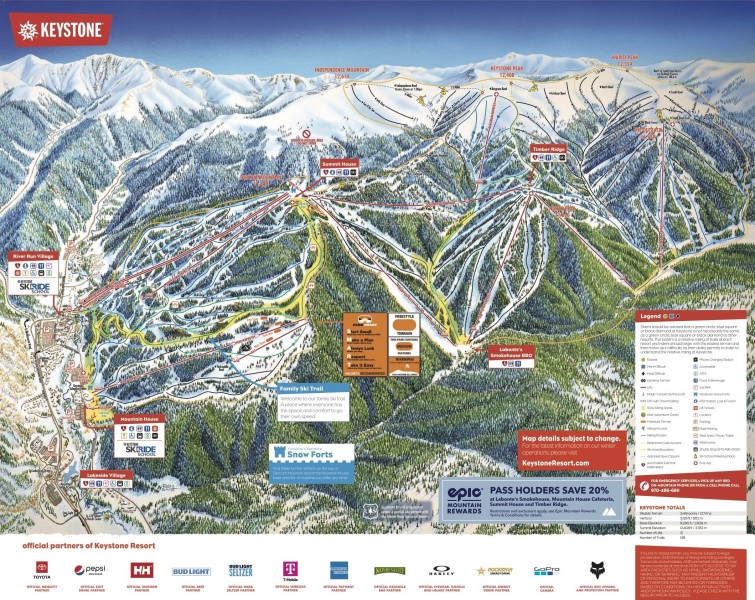 Keystone Trail Map • Piste Map • Panoramic Mountain Map Keystone Trail Map • Piste Map • Panoramic Mountain Map
